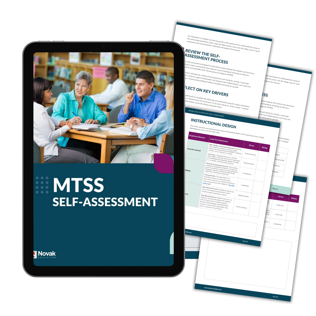 MTSS Self-Assessment Tool for School & District Leaders and Educators