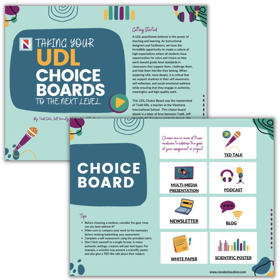UDL Choice Boards Resource Download